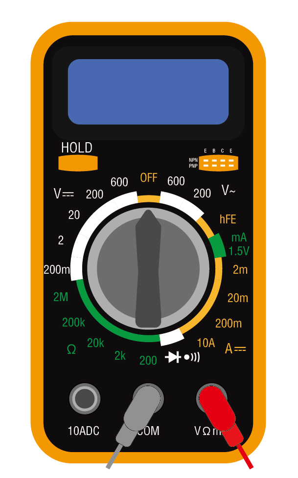 3. Messen mit dem Multimeter — SunFounder Beginners Lab Kit Dokumentation
