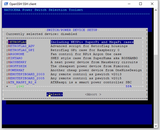 Set up on Batocera.linux — SunFounder Pironman 5 documentation